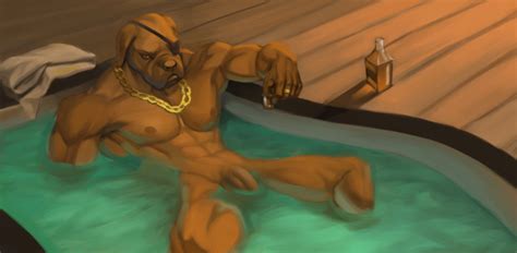 Rule 34 Alcohol Anthro Bath Bathhouse Beverage Canid Canine Canis