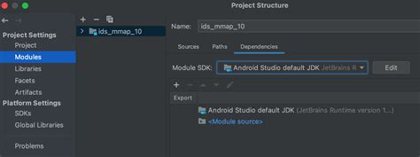 Warningno Jdk Specified For Module Myprojectwhen Run My Project In