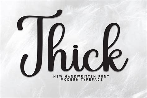 Extra Thicc Font