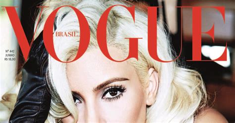 Kim Kardashians Topless Marilyn Monroe Moment For Vogue Brazil Pic ExtraTV Com
