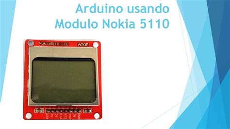 Arduino Usando Modulo Nokia 5110 Youtube