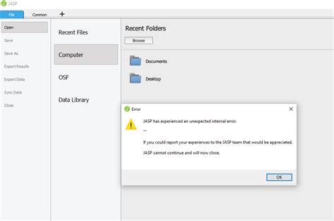 Jasp 0920 Crashes On Windows 10 64bit · Issue 349 · Jasp Statsjasp Issues · Github