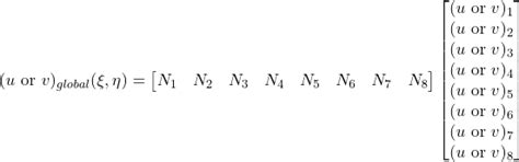 Finite Element Q8 Quadrilaterals Mode Architecture