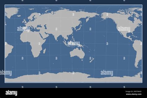 Molucca Sea Tectonic Plate On The Solid Contour Map In The Patterson Cylindrical Oblique