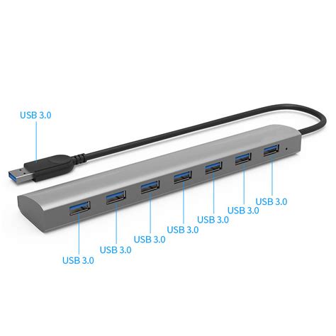 Superspeed Port Usb Aluminum Hub China Multiple Ports Connect More Devices And Extremely