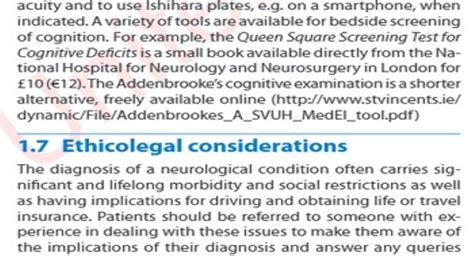 Download Medical Notes On Neurological Examination