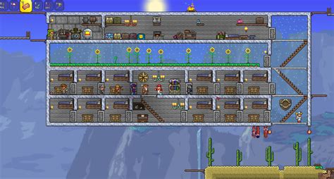 Simple Terraria Base Designs Terraria Desert Outpost Terraria