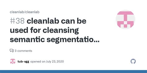 Cleanlab Can Be Used For Cleansing Semantic Segmentation Dataset · Issue 38 · Cleanlab