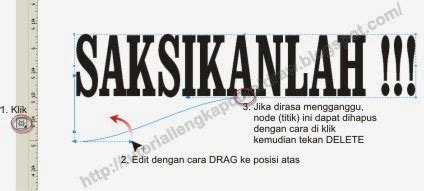 Tutorial Belajar CorelDraw Mengenal Interactive Envelope Tool Pada