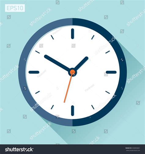 Flat Icon Clock Images Stock Photos Vectors Shutterstock