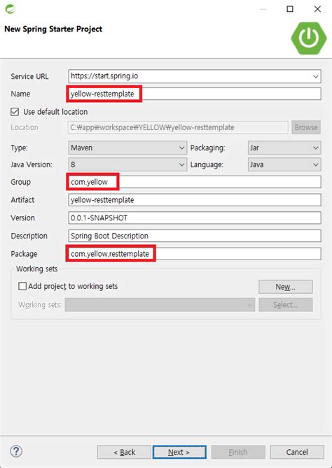 Spring Boot Rest Api 호출 Resttemplate 옐로우의 블로그