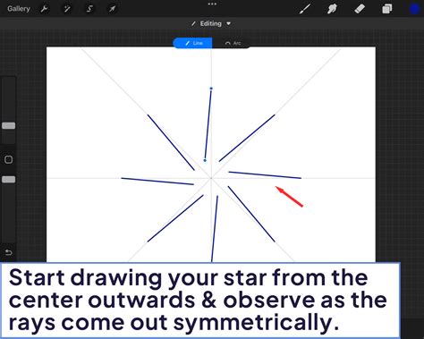How To Draw A Perfect Symmetrical Star In Procreate Brush Galaxy
