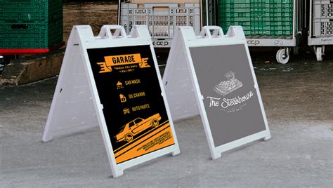 Double Sided A Frame Sign Custom A Frame Sidewalk Sign