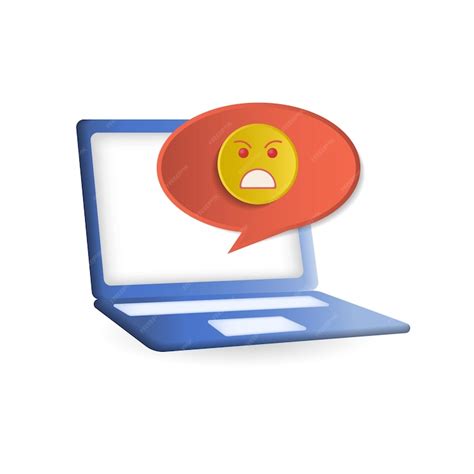 괴롭힘 컬렉션에서 사이버 왕따 아이콘 3d 그림 웹 디자인 템플릿 Infographics 등을 위한 크리에이 티브 사이버 왕따