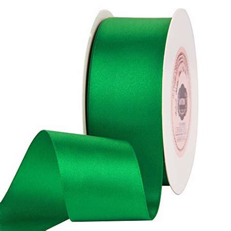 Getuscart Vatin 1 12 Wide Double Faced Polyester Emerald Green Satin