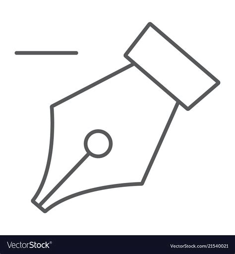 Delete Anchor Thin Line Icon Tools And Design Vector Image