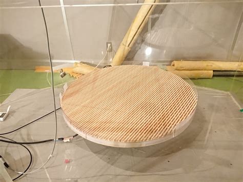 15 Scale Sample Of Crd Surrounded With A Plastic Border For Scattering