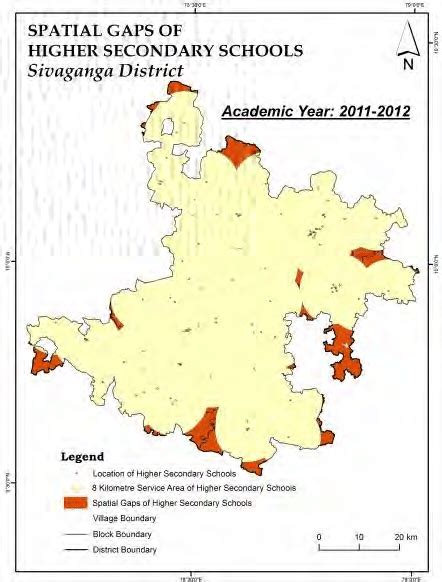 Spatial Gaps Of Higher Secondary Schools Fig 10 Primary School Gaps Download Scientific