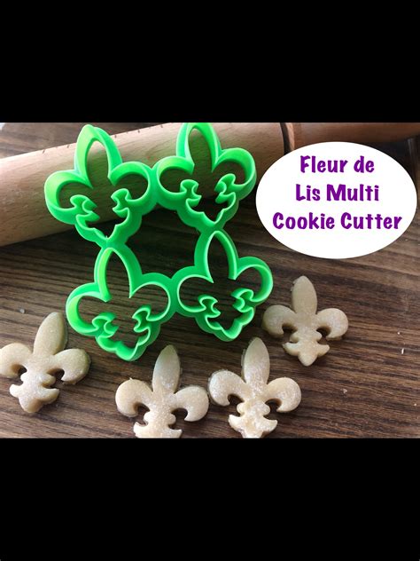 Fleur De Lis Cookie Cutter Multi Cookie Cutter Etsy