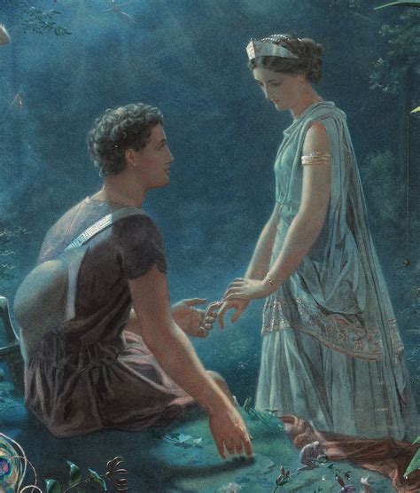 A Midsummer Nights Dream Hermian And Lysander By John Simmons
