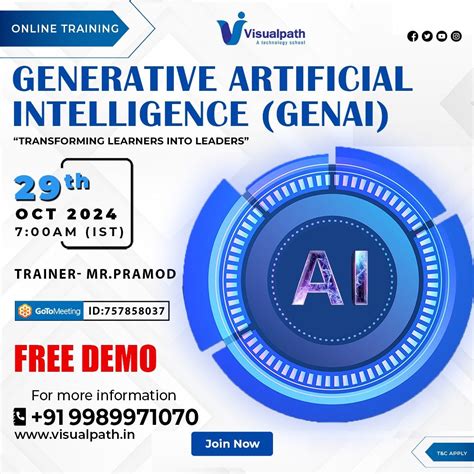 Visualpathpro On Linkedin Freedemo Generativeai Artificialintelligencecourse Ai
