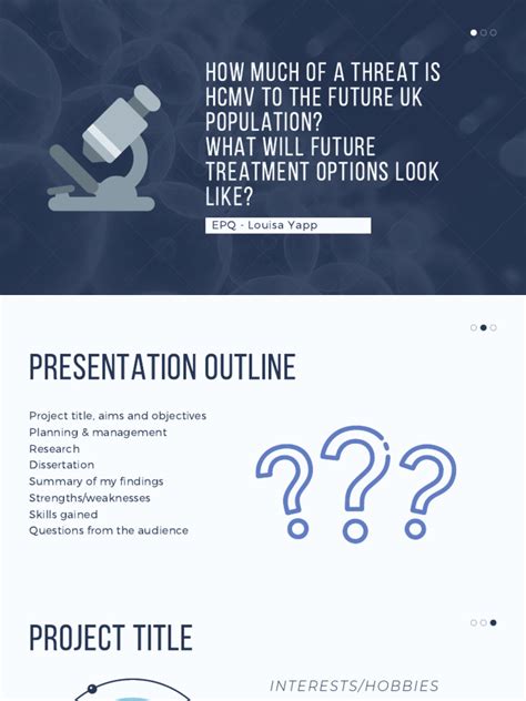 28 Epq Final Presentation Idea 1 Pdf Clinical Medicine Medical