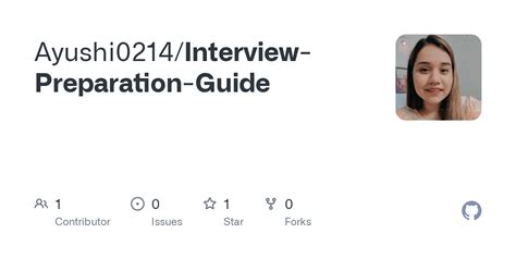 Github Ayushi0214interview Preparation Guide