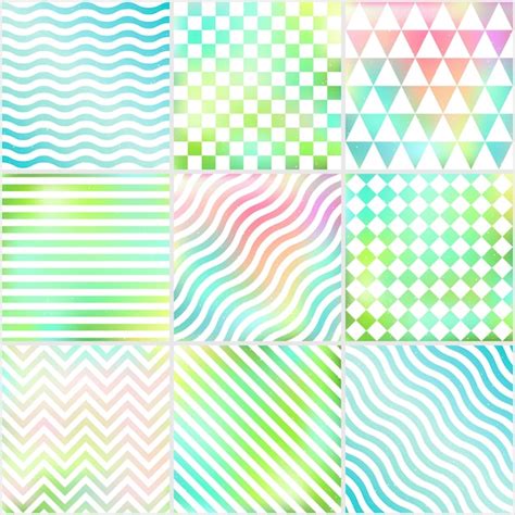 Premium Vector Set Of Blur Geometric Background Vector