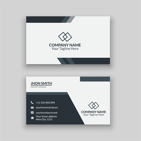 Modern Business Card Design Creative Business Card Design Corporate