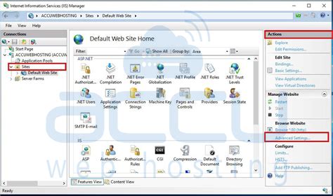 How Can I Set A Bandwidth Limit For A Website Using Iis Accuwebhosting