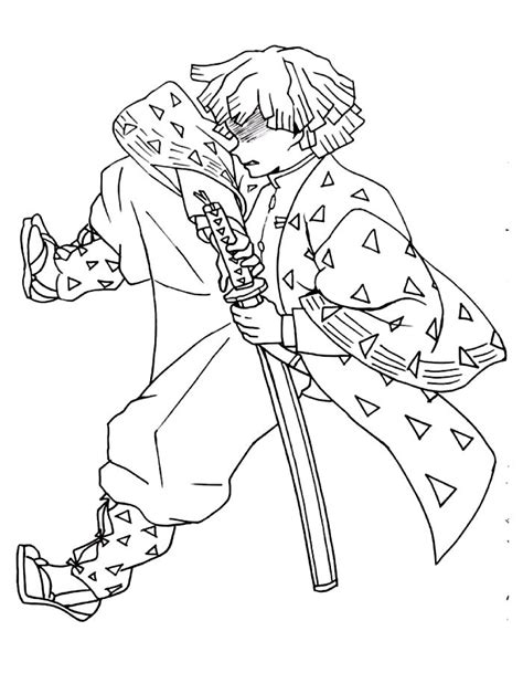 Free Printable Demon Slayer Coloring Pages