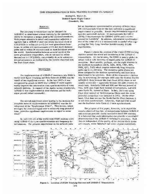 Time Synchronization Of Nasa Tracking Stations Via Loran C Ieee Conference Publication Ieee