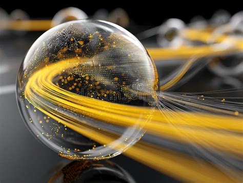 artistic depiction of data and connectivity showcasing a glowing
