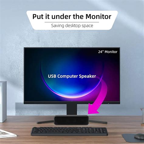 Купити Саундбар для Windows, USB-динамік для комп'ютера/ноутбука зі ...