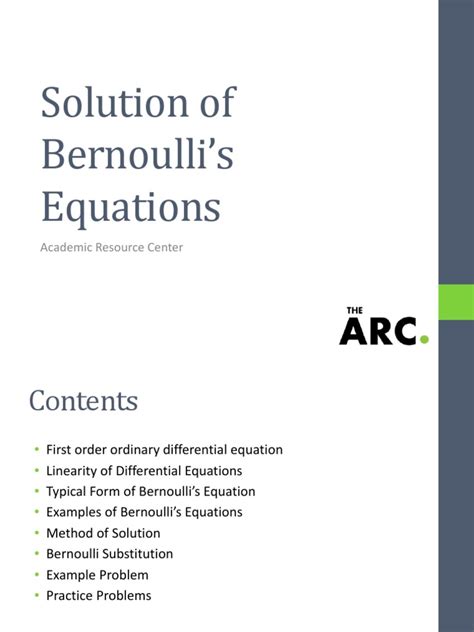 Pdf Bernoulli Solution Dokumen Tips