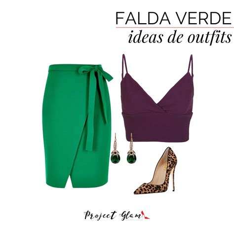 Falda Verde ¿con Qué Combinar — Project Glam Falda Verde ¿con Qué Combinar — Project Glam