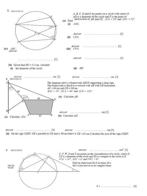 Circle Theorem Pdf