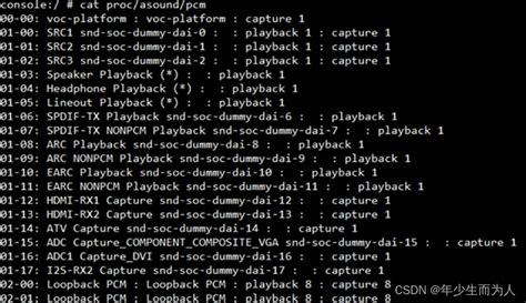 linux alsa 之五：alsa proc info linux asound csdn博客