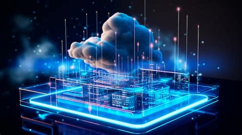 Premium Photo Cloud Computing Storage Concept