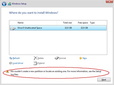 How To Fix We Could Not Create A New Partition Or Locate An Existing One Fastoe