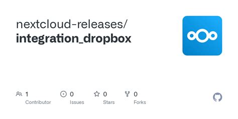 Github Nextcloud Releasesintegrationdropbox