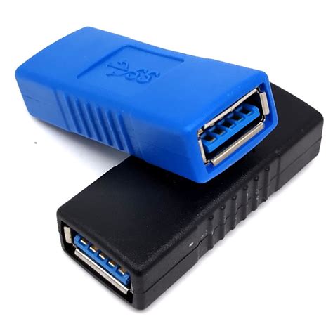 Usb Type A Female To A Female Connector Adapter Usb Af To Af Coupler F F Gender Changer