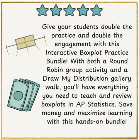 Interactive Boxplot Practice Bundle For Statistics Tpt