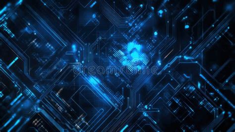 Circuit Board Futuristic Technology Background Stock Illustration Illustration Of Device