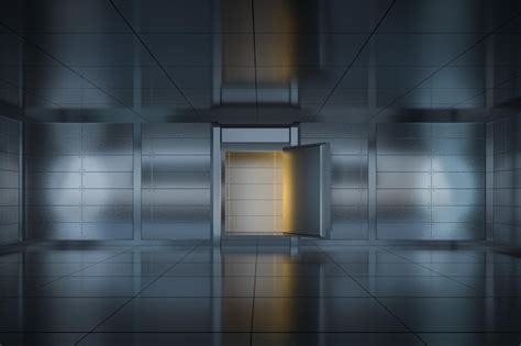 Premium Photo Safety Gate And Coded Lockabstract Conception3d Rendering