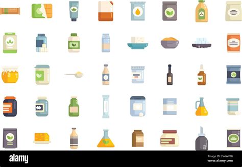 Different Types Of Packaging Are Displaying Healthy Ingredients