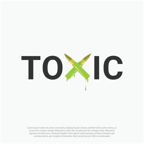 Toxic Logo Vector