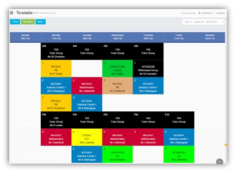 how to view timetable in mcas bromcom documentation centre