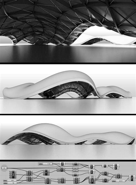 Uv Structure Surface Parametric Architecture Architecture Model Architecture Design