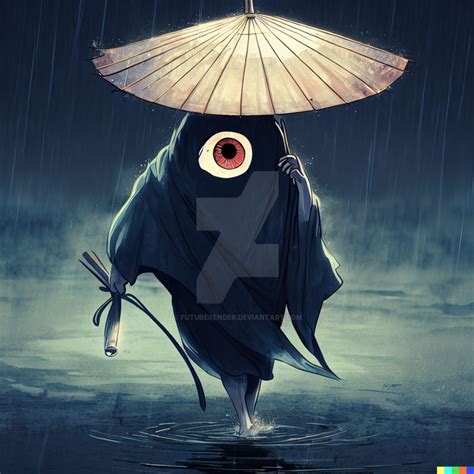 Karakasa Koz Umbrella Yokai By Futurerender On Deviantart